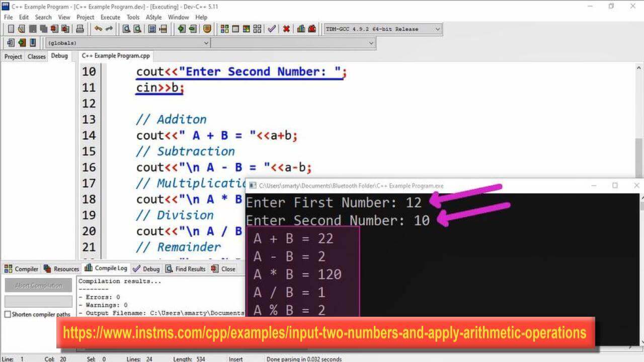 C Program For Given Two Numbers To Perform Arithmetic - vrogue.co C Program For Given Two Numbers To Perform Arithmetic - vrogue.co